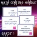 Grade 1 Math Centers BUNDLE - Etsy