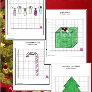 Plotting Coordinates Holiday & Seasonal Math Worksheets - Etsy