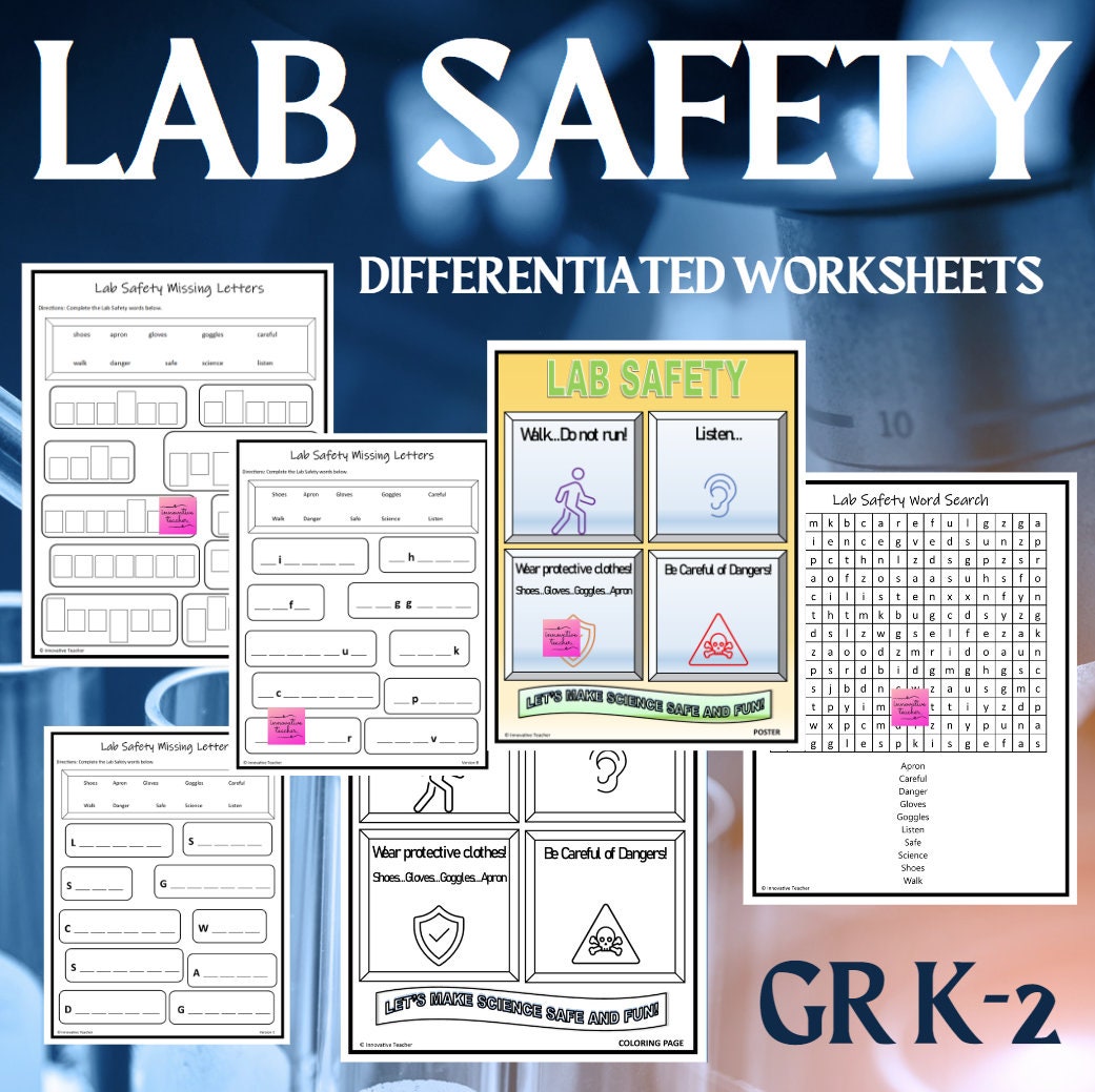 Science Safety Rules Worksheet