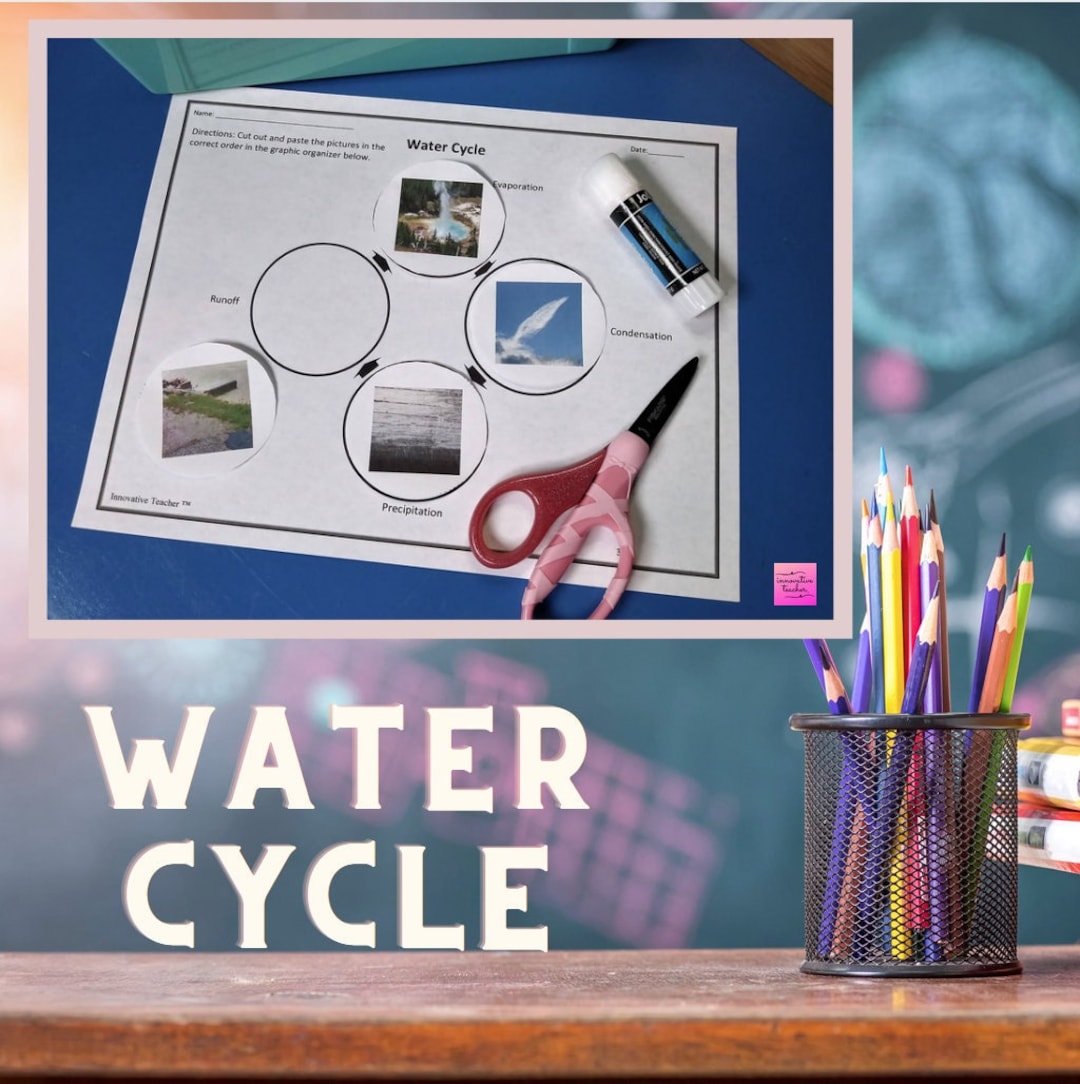Water Cycle Science Worksheets - Etsy