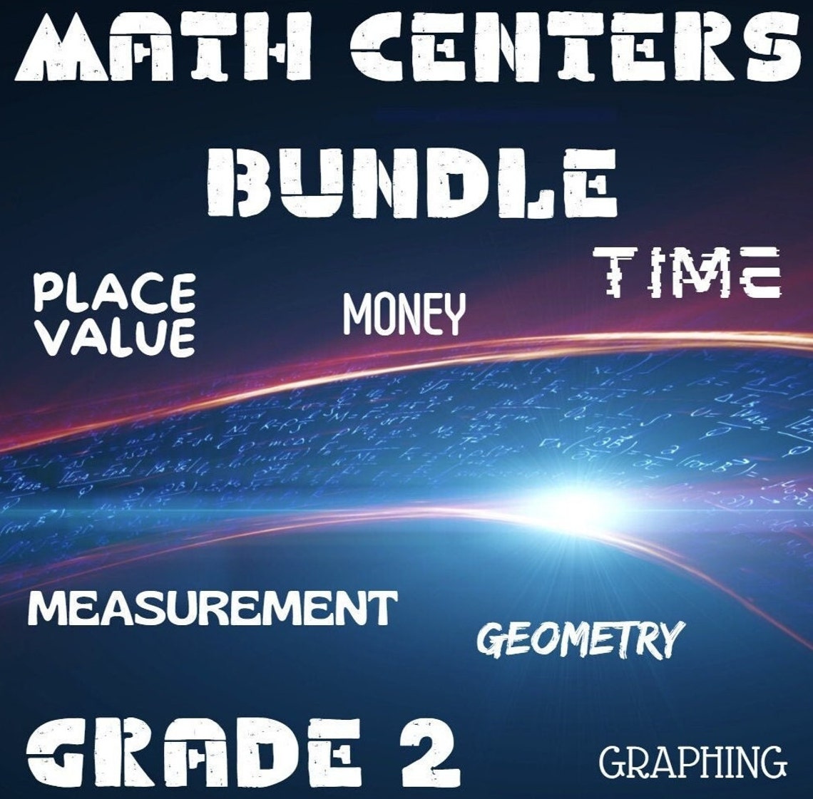Grade 2 Math Centers BUNDLE - Etsy
