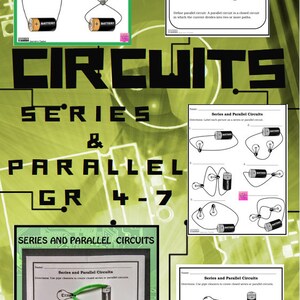 Series and Parallel Circuit (science) - Etsy
