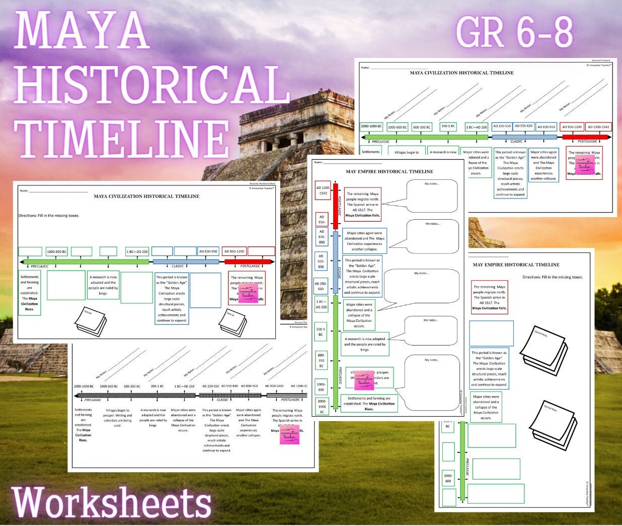 Mayan Civilization Timeline