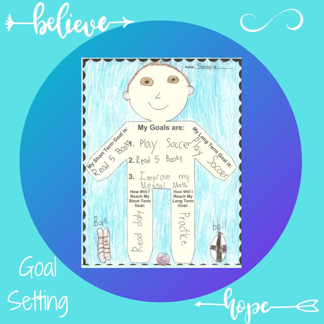 Setting Goals Activity | Health (classroom Display) - Etsy