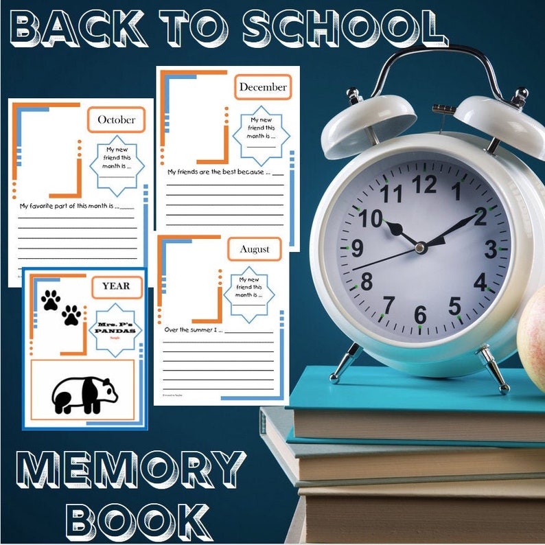 EDITABLE Memory Book Word File - Etsy