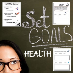 Health-setting Goals Assessment & Classroom Poster - Etsy