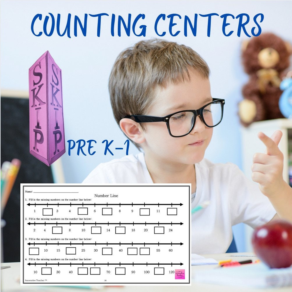 Counting to 120 & Skip Counting 2's 5's 10's Math Centers - Etsy