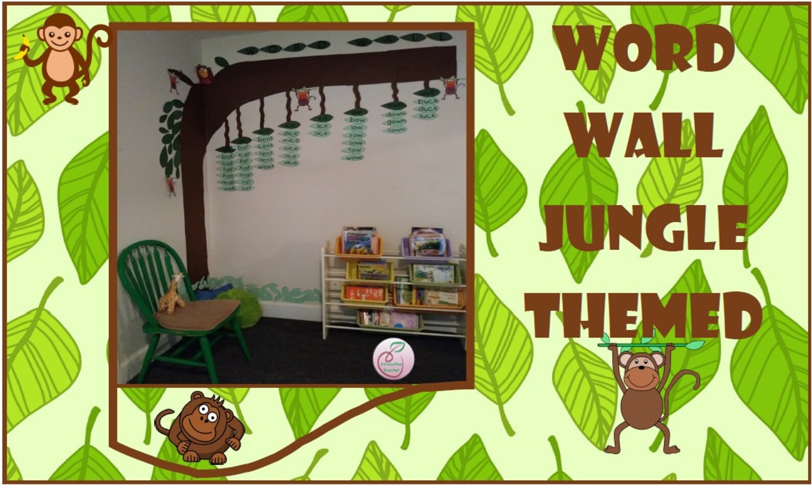 Word Wall Jungle Theme | Classroom Decor - Etsy
