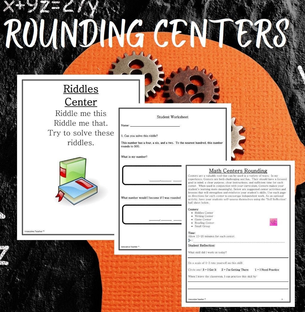 Rounding | Math Centers - Etsy