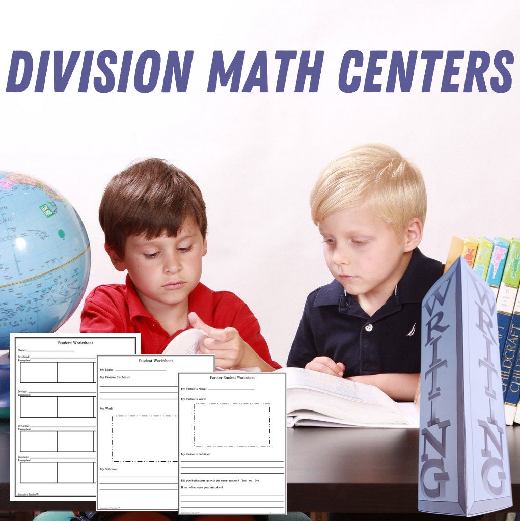 Division | Math Centers - Etsy