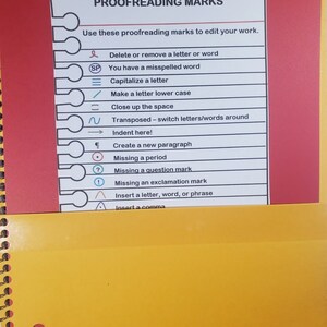 Proofreading Marks Printables | Classroom Decor - Etsy