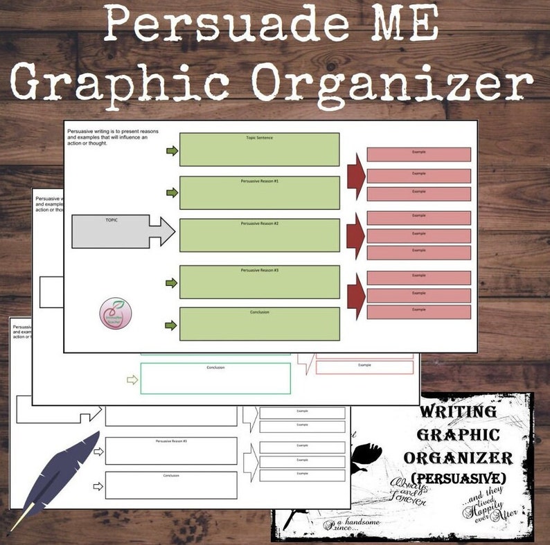 Persuasive Writing Graphic Organizer - Etsy