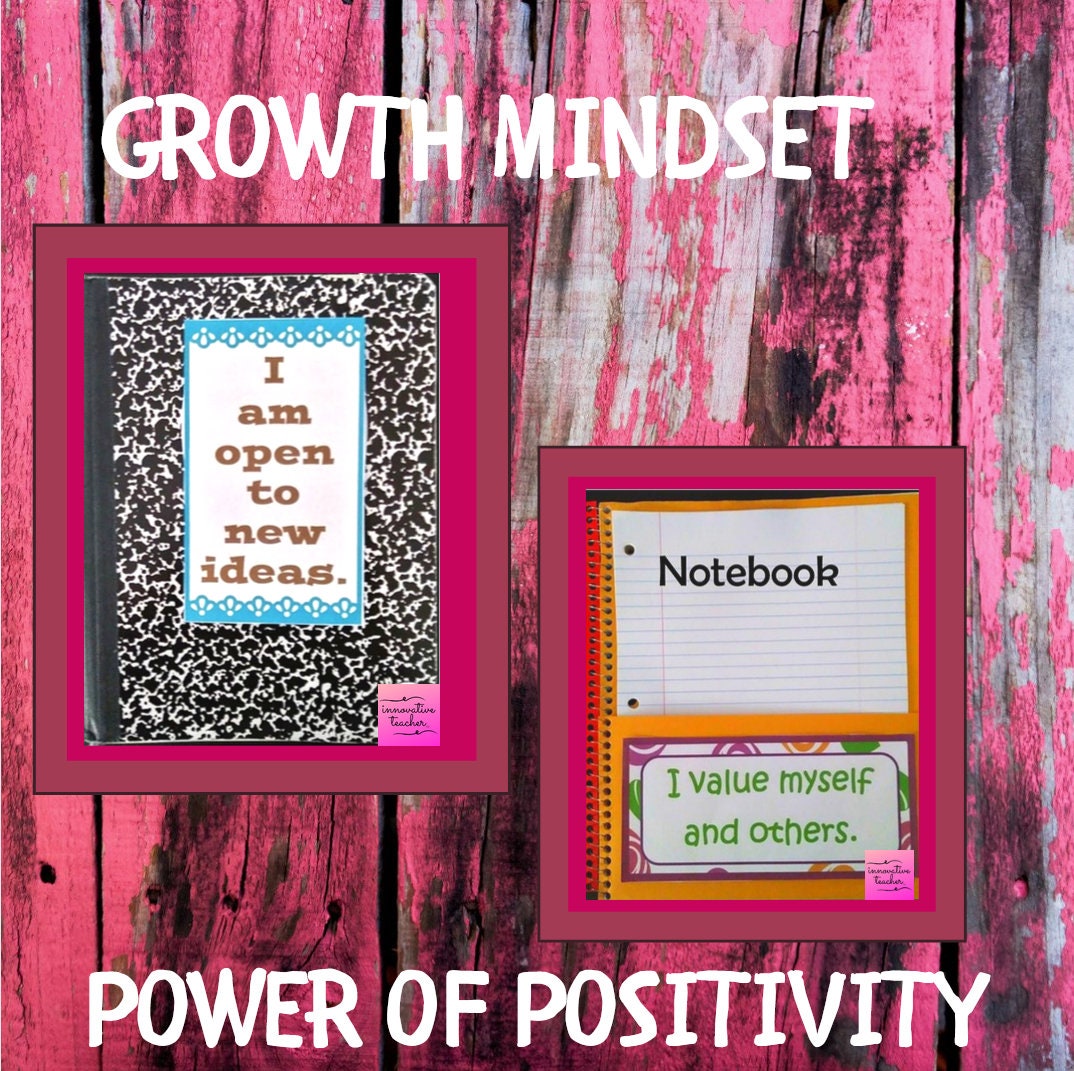 Growth Mindset Power of Positivity Posters and Classroom Decor - Etsy