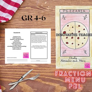 Fractions Math Project Based Learning - Etsy
