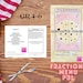 Fractions Math Project Based Learning - Etsy