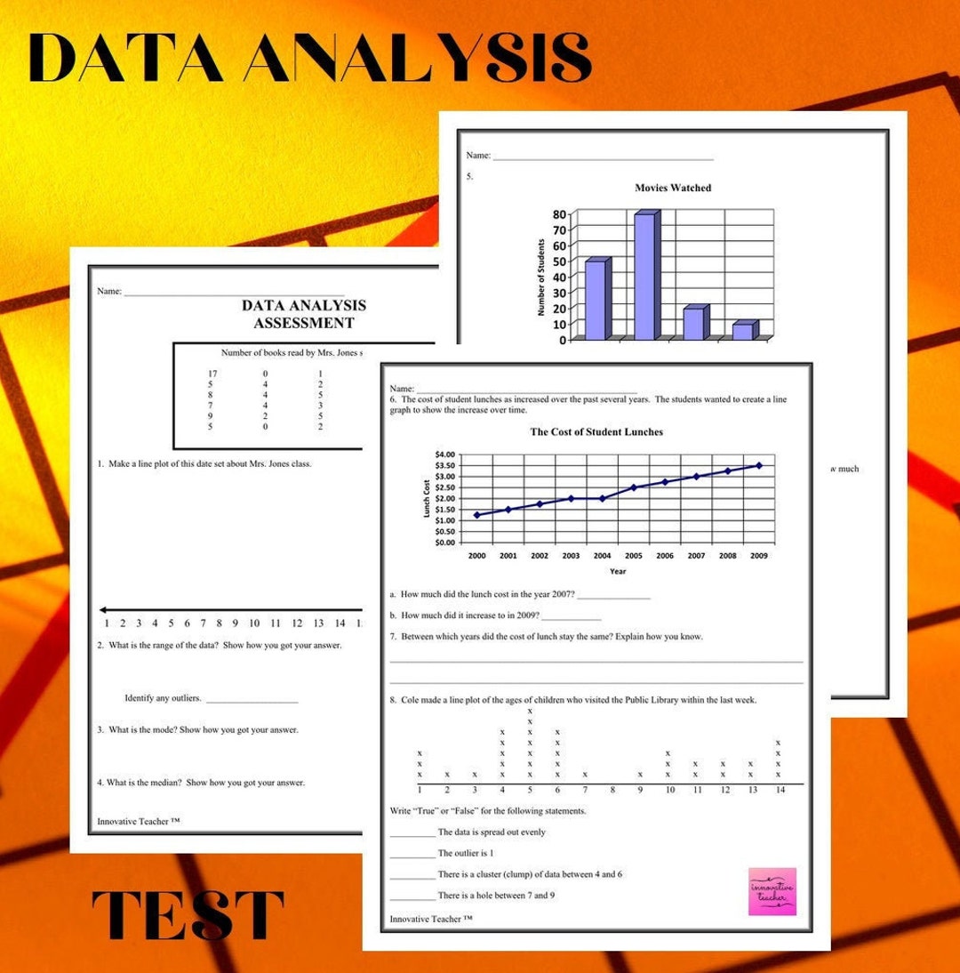 Data Analysis Math Assessment - Etsy