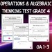 Operations and Algebraic Thinking Assessment BUNDLE Grade 4 (4.OA.1-5 ...