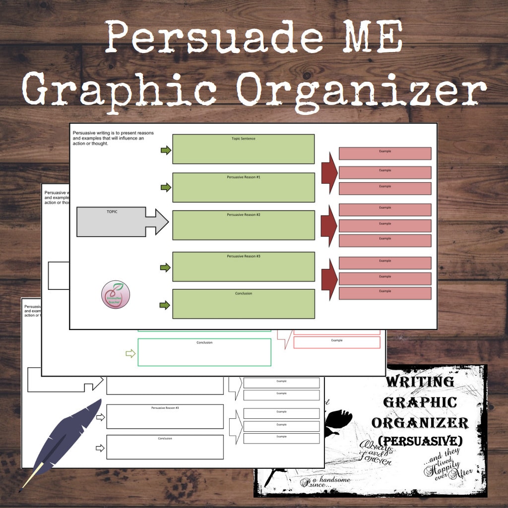 Persuasive Writing Graphic Organizer Etsy Persuasive Writing Graphic Organizer Etsy