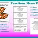 Fractions Math Project Based Learning - Etsy
