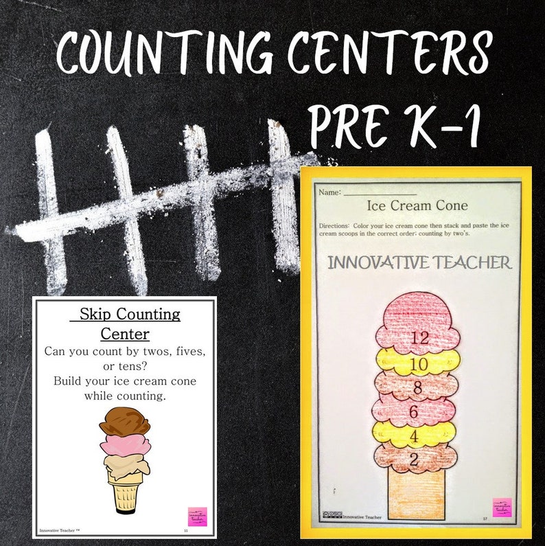 Counting to 120 & Skip Counting 2's 5's 10's | Math Centers - Etsy