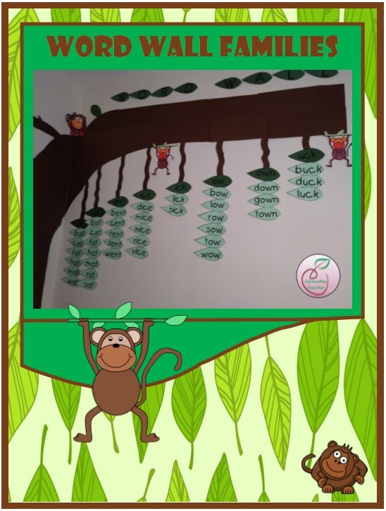 Word Wall Jungle Theme | Classroom Decor - Etsy