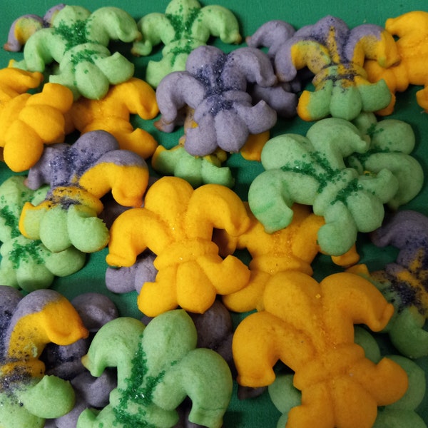 Mardi Gras Cookies - Etsy