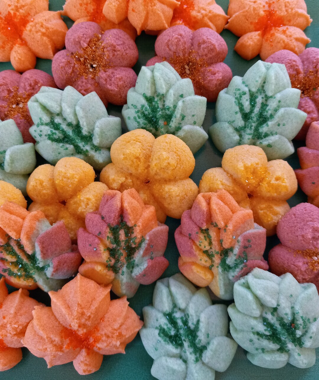 AUTUMN FALL SPRITZ - 3 Dozen Homemade Fresh Autumn Fall Almond Spritz ...