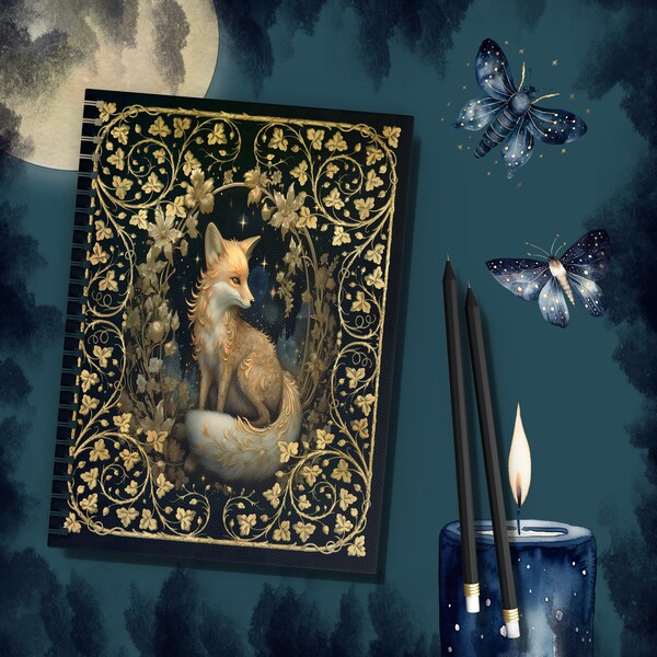 Fox Notebook - Etsy