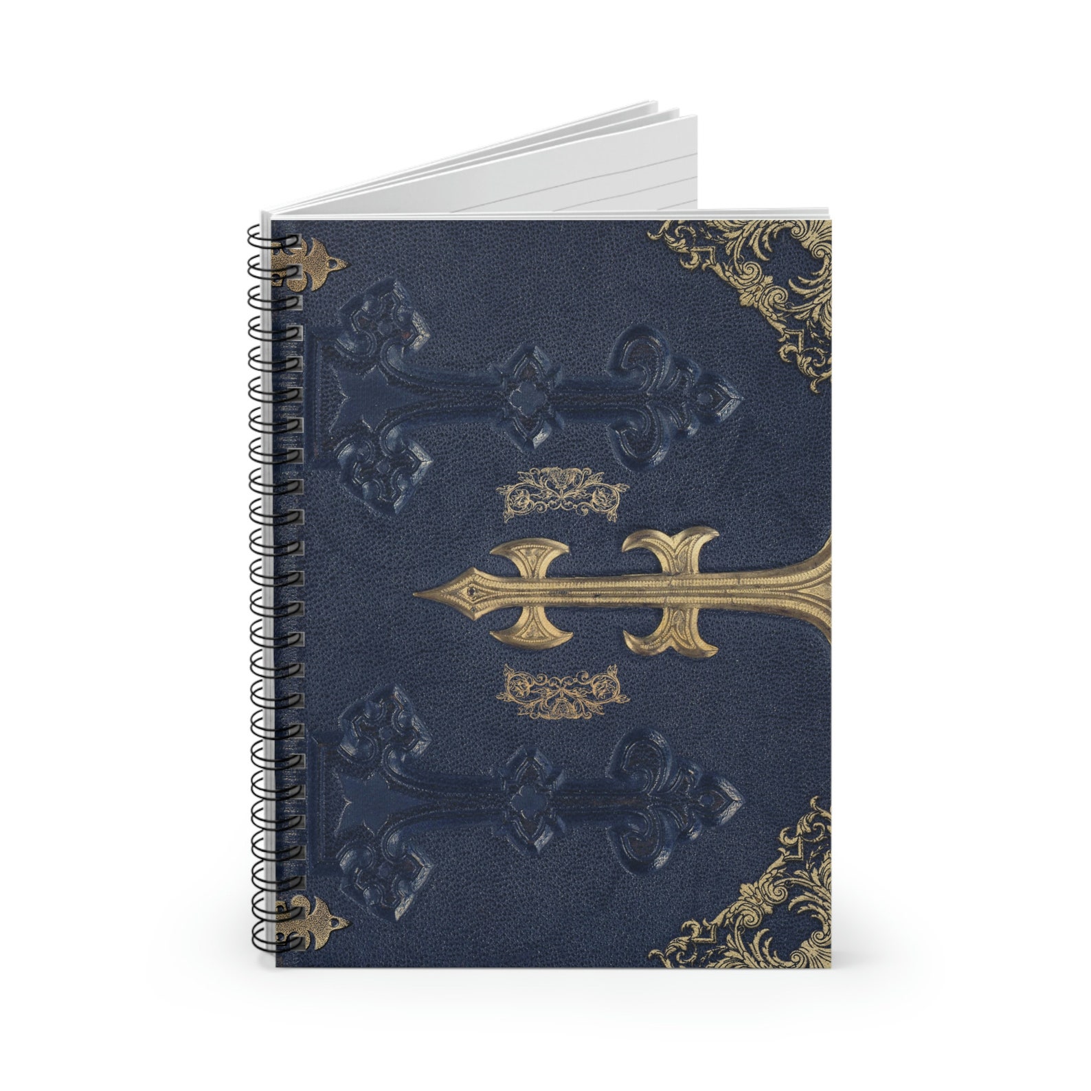 Medieval Book Grimoire Notebook Ruled Line - Etsy