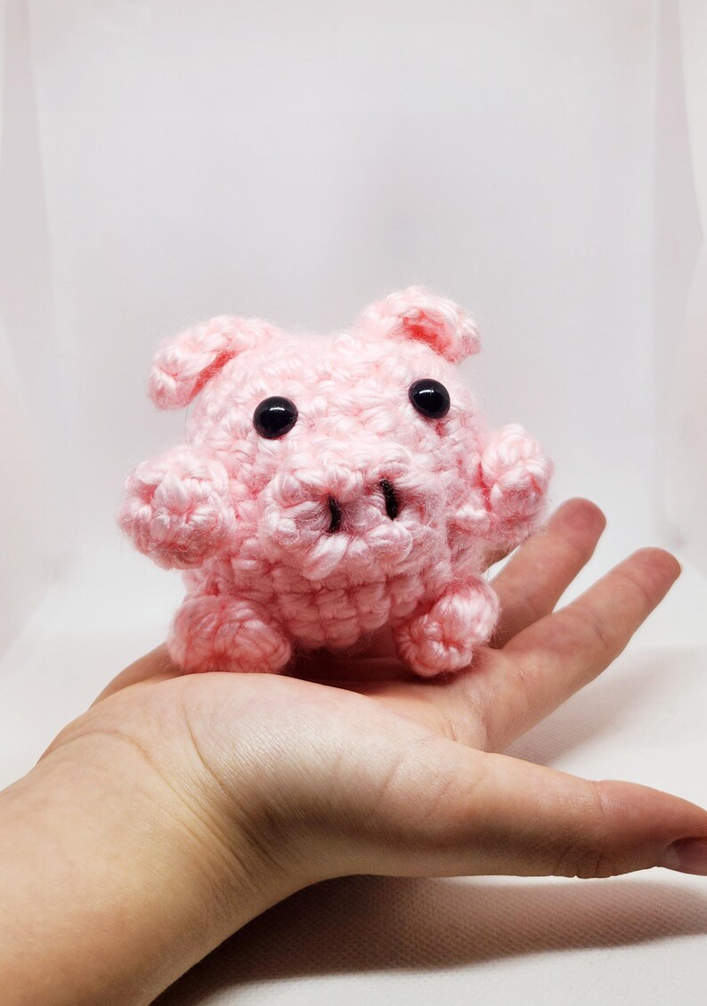 Pattern Only: Pink Pig Crochet Pattern - Etsy