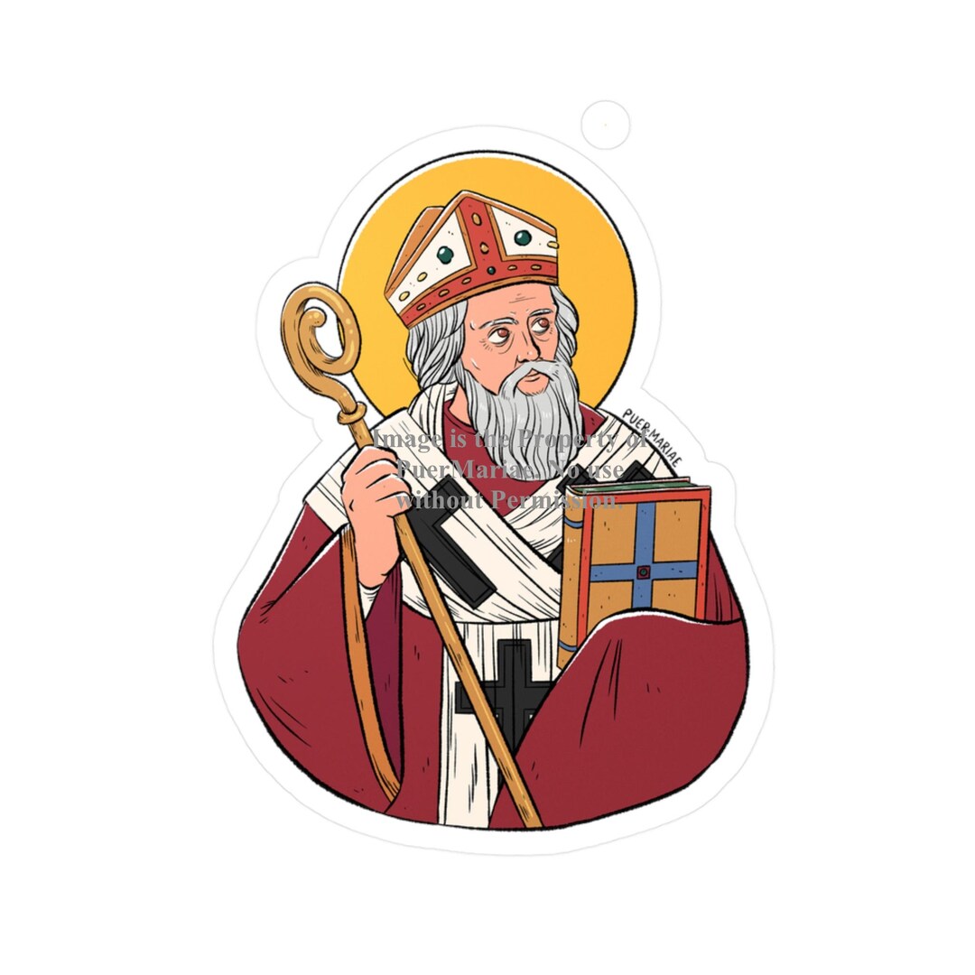 St. Nicholas Kiss-cut Vinyl Decals - Etsy