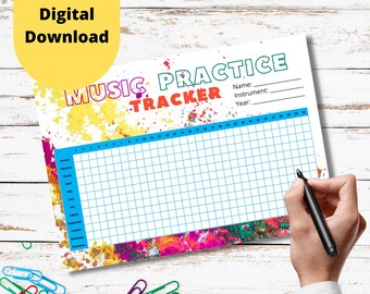 Music Practice Tracker - Etsy