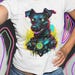 Cyberpunk Dog Art Print Futuristic Robotic Pup Design With Neon Colors ...