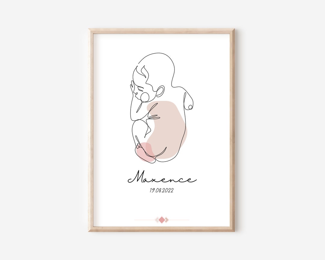 Customizable Baby Wall Poster / Baby Room / Gift Idea / Boho ...