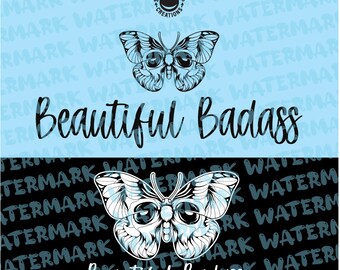 Beautiful Badass Png - Etsy