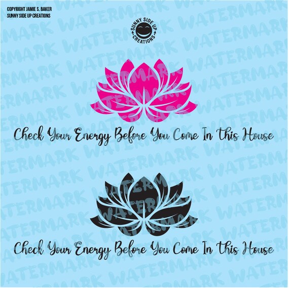 Check Your Energy Before You Come in This House Digital - Etsy