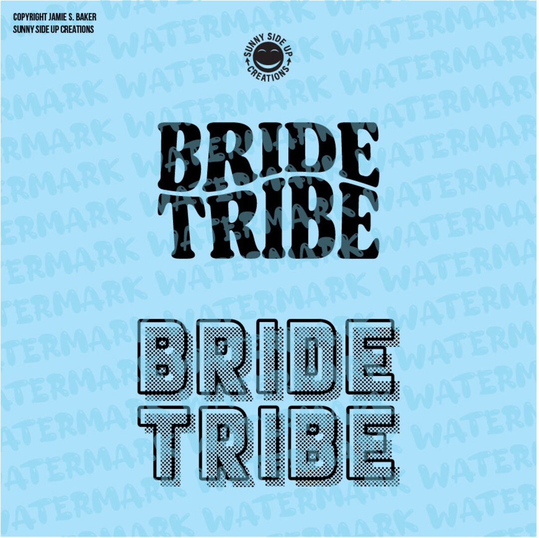 Bride Tribe Design for Shirts - Digital Vector, Photoshop, Svg, Ai ...