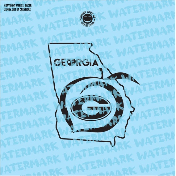 Georgia Peach Outline GEORGIA" THE PEACH STATE" OUTLINE MAP MAGNET NEW