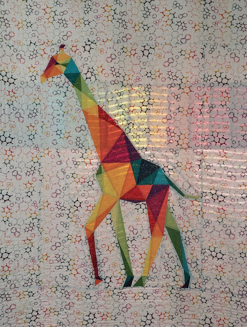 Happy Giraffe Foundation Paper Piecing (FPP) Pattern - Digital Download ...