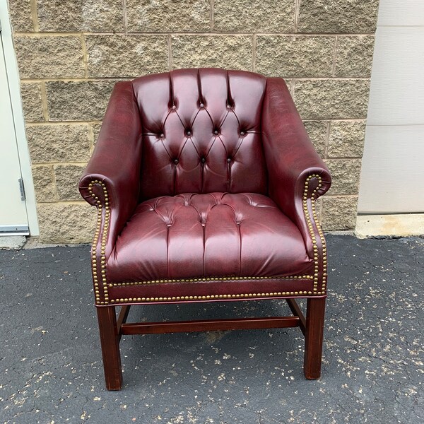 Used Leather Chair - Etsy