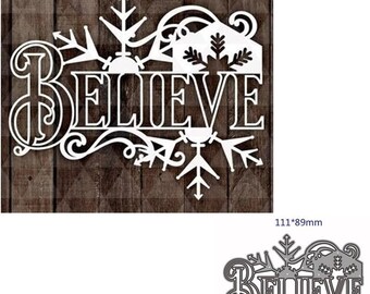 Metal Die Cut Letters - Etsy