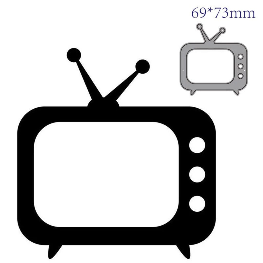 Craft Metal Cutting Dies Cut Die Mold Vintage TV Decoration Scrapbook ...