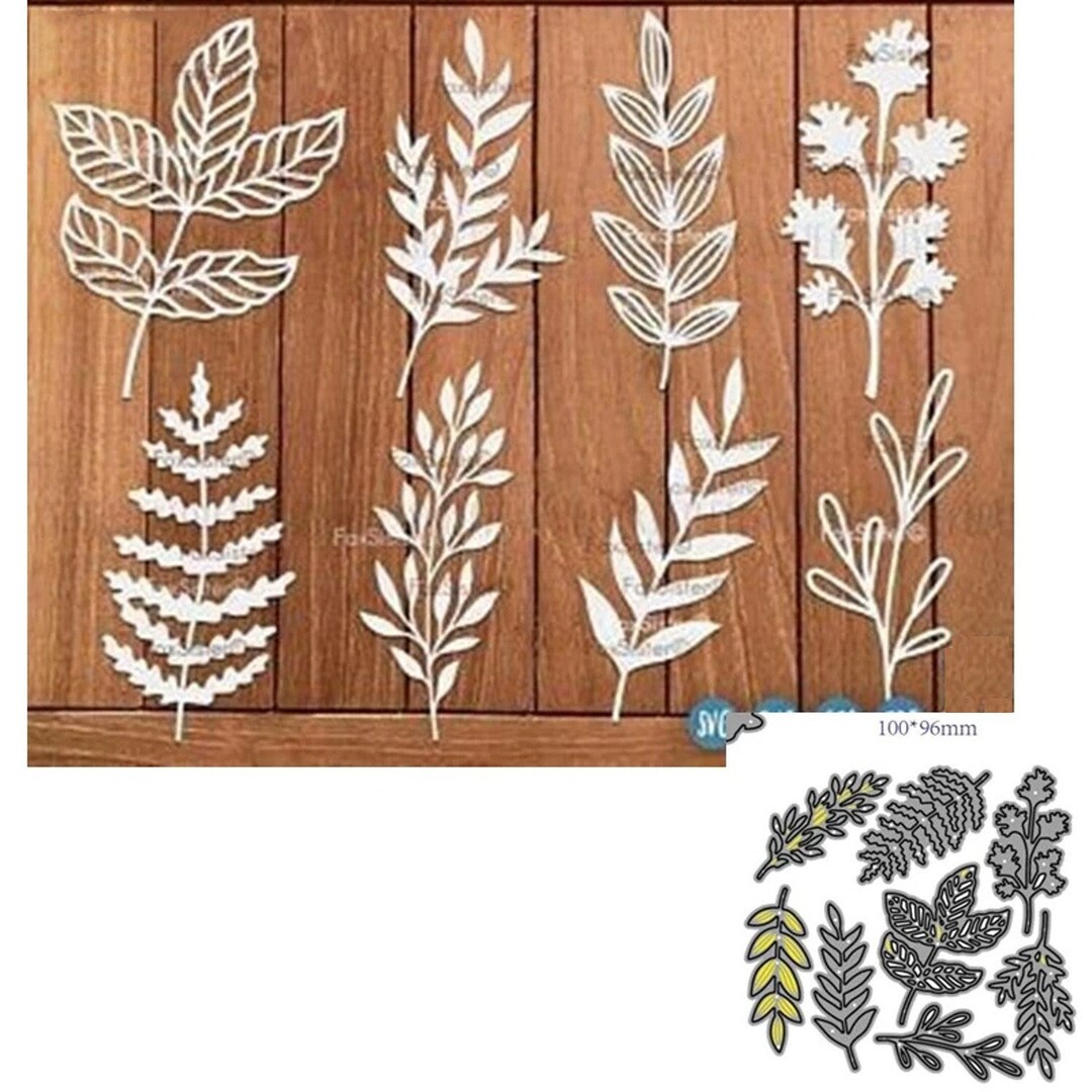 Craft Metal Cutting Dies Cut Die Mold Leaf Set Decoration Scrapbook ...