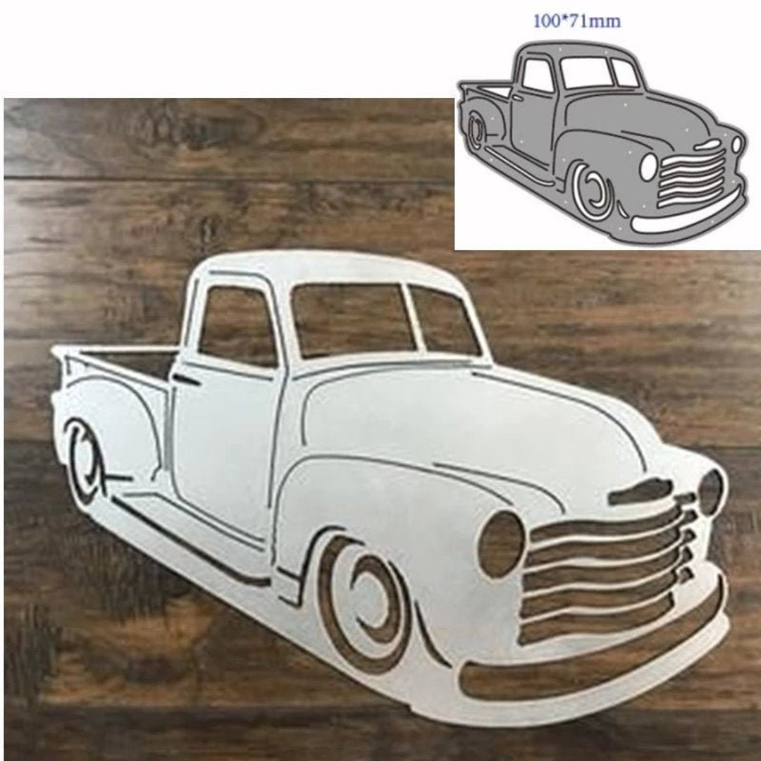 Craft Metal Cutting Dies Cut Die Mold Pickup Trucks Decoration ...