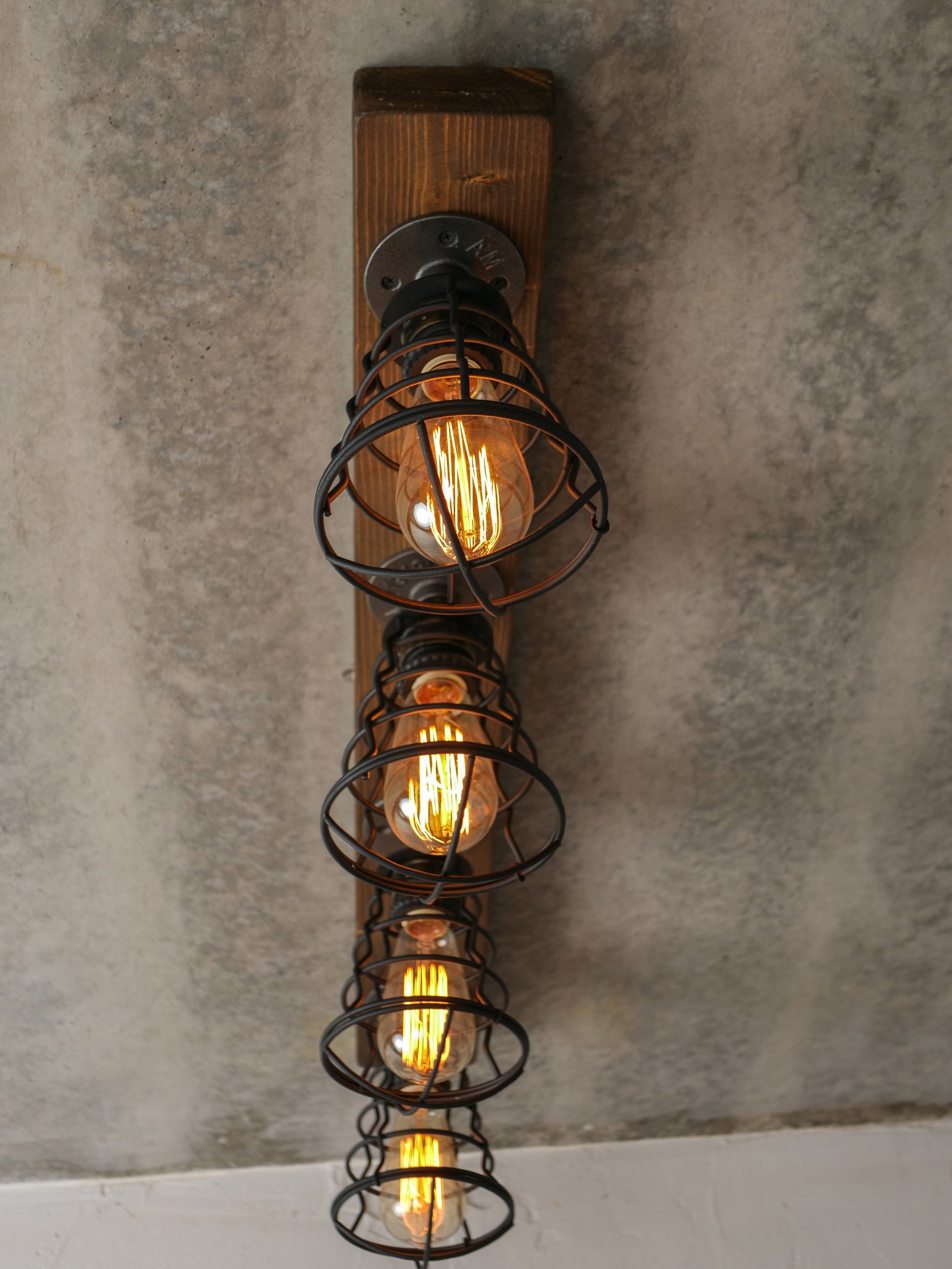 Farmhouse Ceiling Light Wood Cage Light Rustic Chandelier Barn Light - Etsy