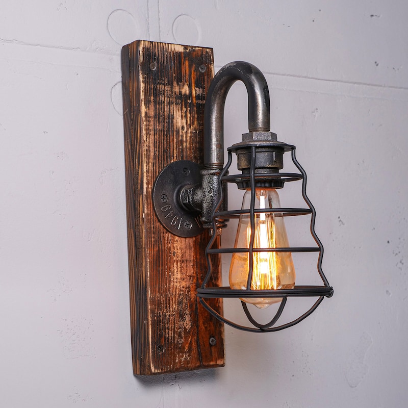 Rustic Wall Sconces - Etsy
