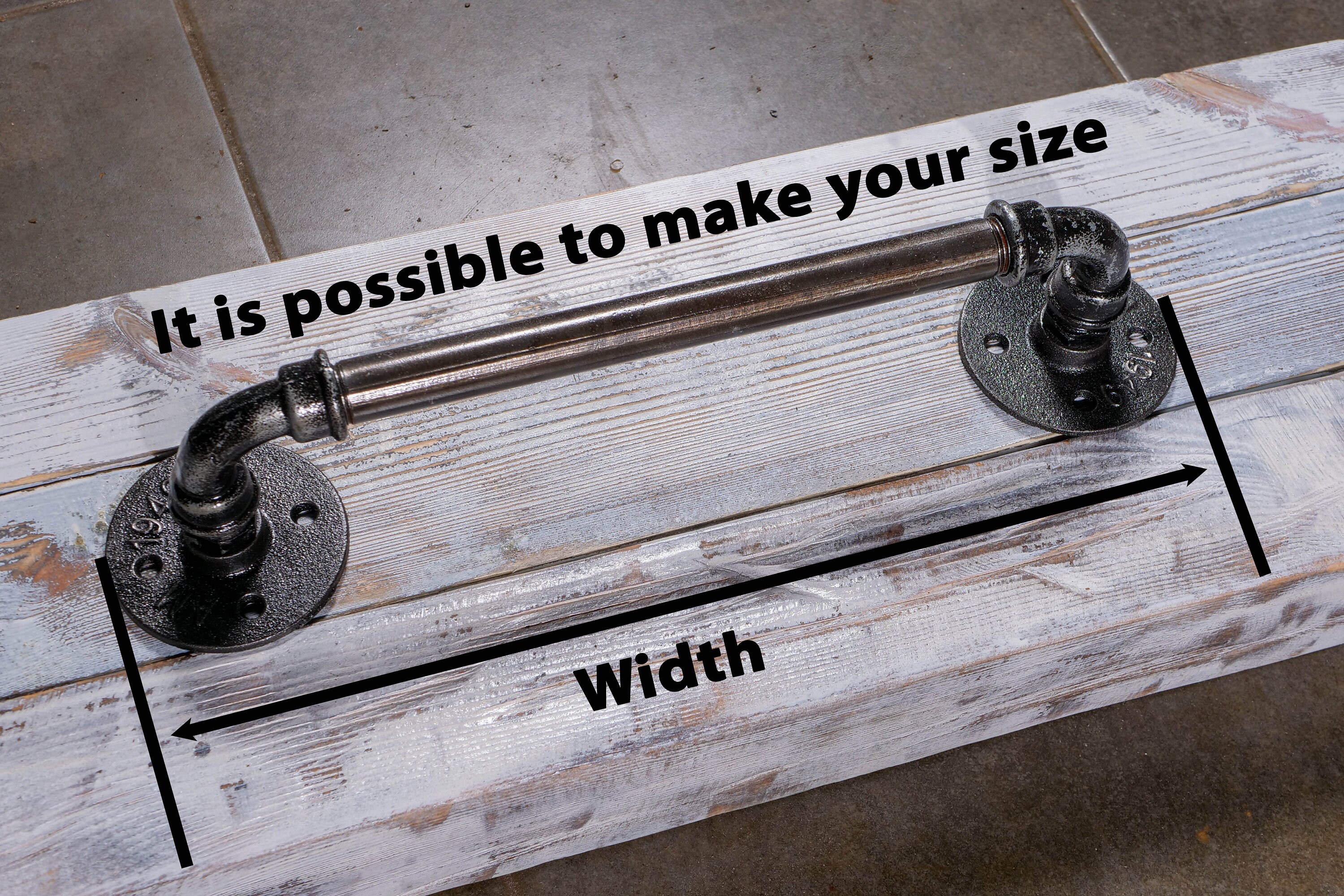 Barn Door Handle Industrial Grab Handle Metal Handles Rustic Door Knobs ...