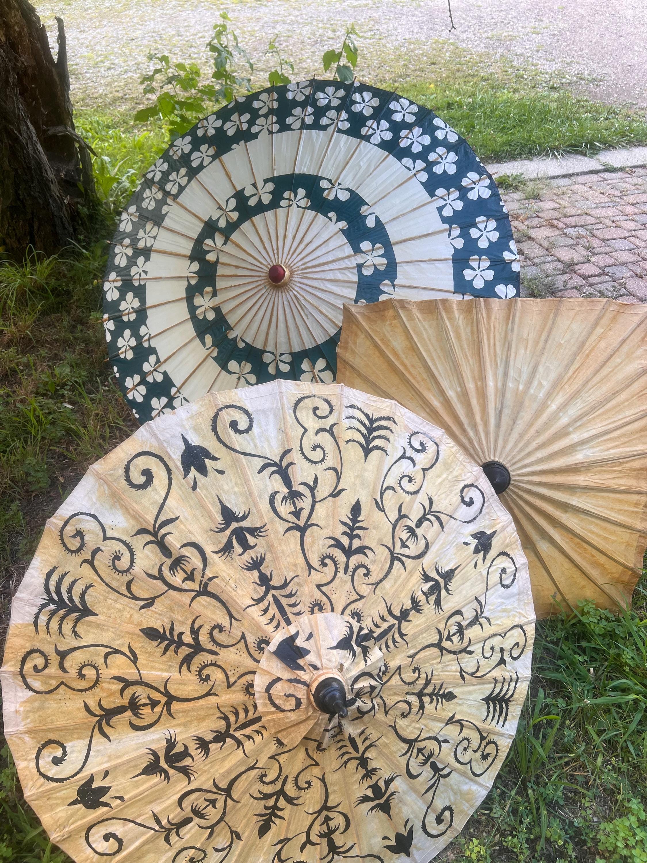 Japanese Paper Parasol, Also Known as a Wagasa.vintage XL Asian ...