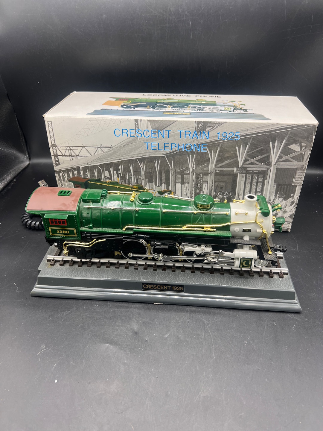 Vintage Crescent 1925 Locomotive Train Telephone Novelty Phone / 1997 ...