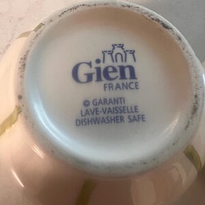 Faïencerie De Gien France Alice, Dinner Set 24 Pieces With Platter and ...